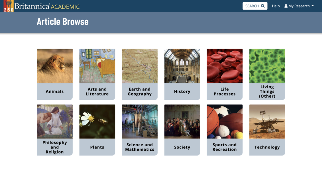 Britannica® Academic – Britannica Digital Learning